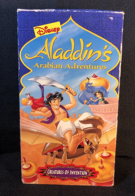 ALADDIN'S ARABIAN ADVENTURES Creatures of Invention Disney VHS 1994 ... ALADDIN'S ARABIAN ADVENTURES Creatures of Invention Disney VHS 1994 ...