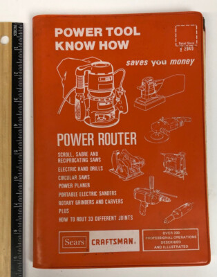 VINTAGE SEARS CRAFTSMAN Power Tool Guide Router, Hand Drills, Saws £14. ...