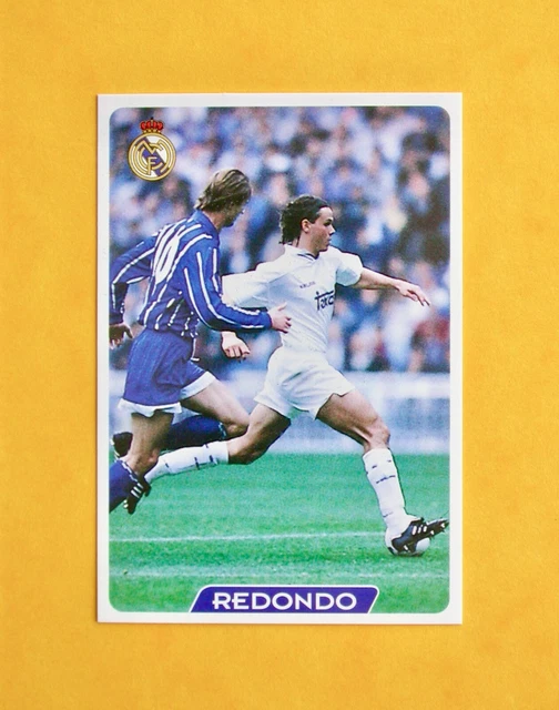 11 FERNANDO REDONDO / Real Madrid / Fichas De La Liga 1995 1996 ...