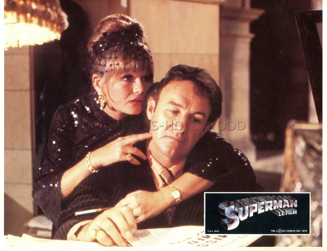 GENE HACKMAN Valerie Perrine Superman 1978 Vintage Lobby Card #2 EUR 11 ...