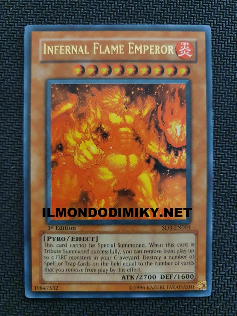 YU-GI-OH INFERNAL FLAME Emperor Ultra Rara Sd3-En001 Eng EUR 5,50 ...