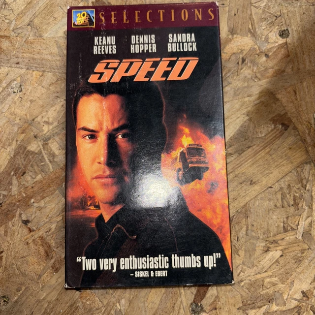 SPEED VHS 1996 Keanu Reeves Sandra Bullock Dennis Hopper VERY GOOD Video Action £3.70 - PicClick UK