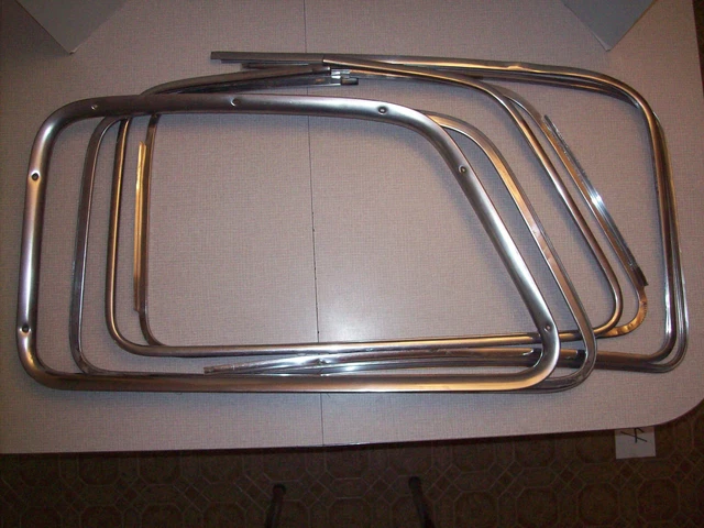 1948-54 CHEVY / GMC pickup window garnish moldings, trim, stainless ...