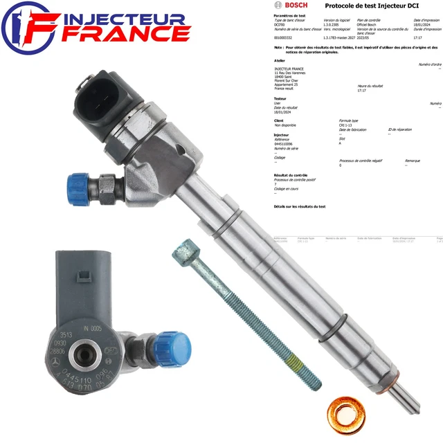 0445110096 BOSCH CARBURANT Injecteur Mercedes ML270 E320 CDI ...