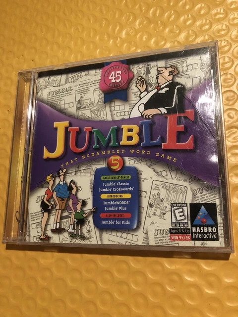 HASBRO INTERACTIVE JUMBLE That Scrambled Word Game Pc 1998 Pre-owned £5 ...