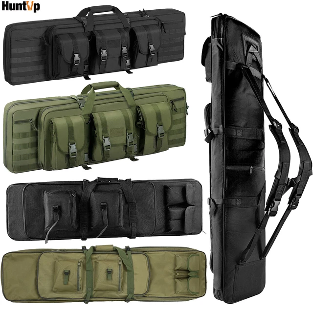 TACTICAL RIFLE BAG for Air Rifle Gun Shotgun Long Hunting Padded Soft ...