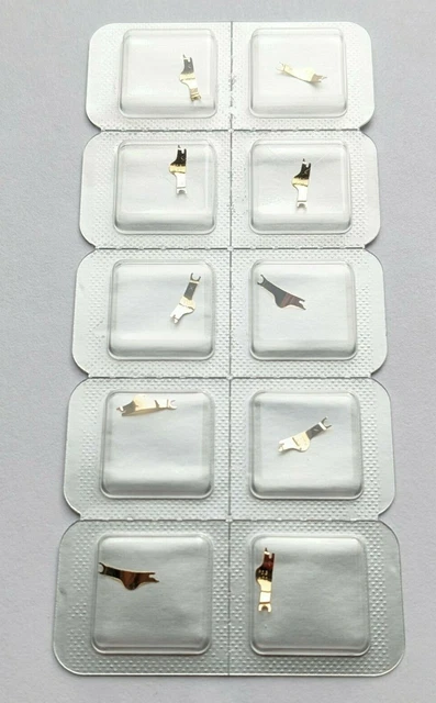 ETA 978.002 QUARTZ Watch Battery Clamp Swiss made x 10 pieces sealed ...