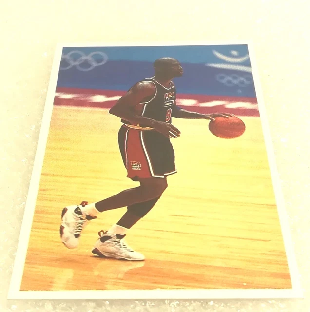 CARTA OLIMPICA MICHAEL Jordan - Rara Carta Uk 1994 - Nuova - Questione ...