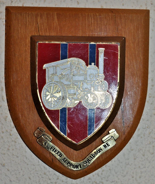 VINTAGE 45 FIELD Support Squadron Royal Engineers regimental mess ...