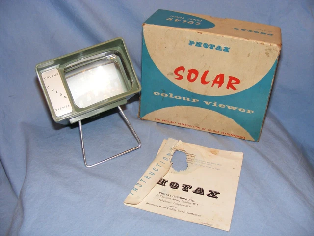 VINTAGE PHOTAX SOLAR Colour Viewer £5.00 - PicClick UK