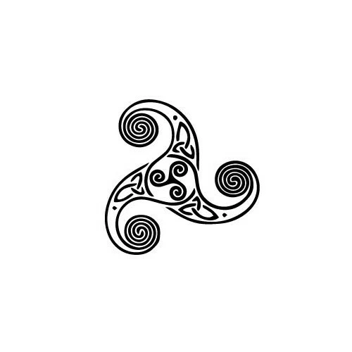 AUTOCOLLANT TRISKELL CELTIQUE rond logo 1-4 EUR 3,99 - PicClick FR