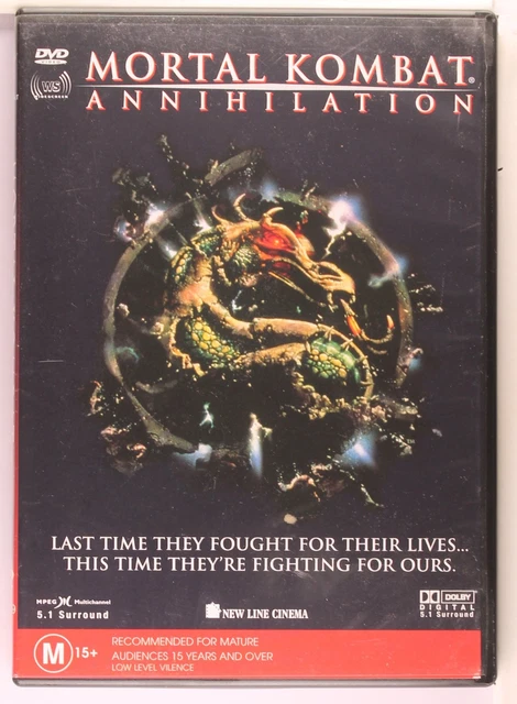 MORTAL KOMBAT ANNIHILATION (1997) - RARE Oz Roadshow VHS Issue - ACTION ...