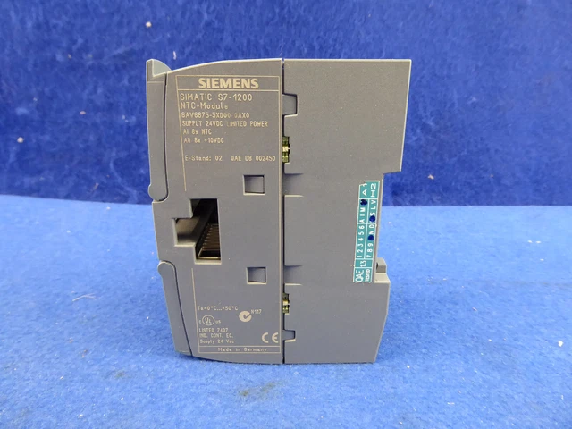 SIEMENS SIMATIC S7-1200 NTC Modules AI/AO 6AV6675-5XD00-0AX0 6AV6 675 ...