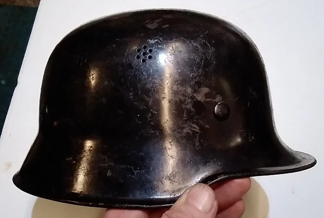 WW2 GERMAN RARE Original CIVIL DEFENSE M34/M33 Helmet (M16 M17 M18 ...