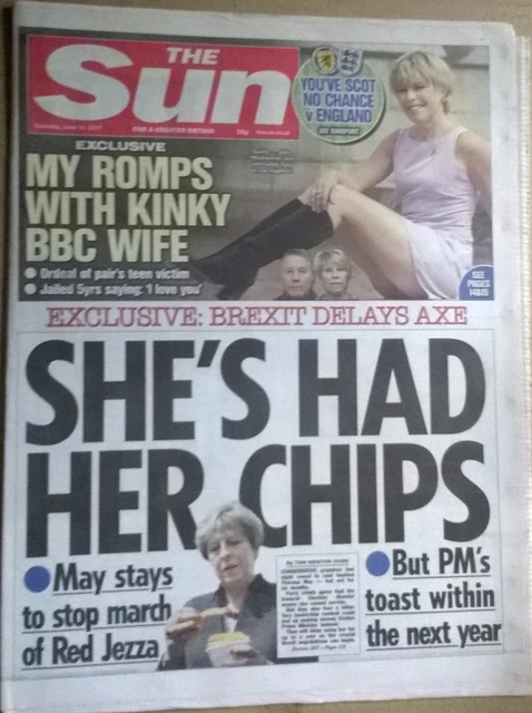 THE SUN 10 June 2017 - Abbey Clancy, Selena Gomez, UK General Election ...