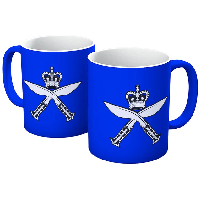 GURKHA REGIMENTAL INSIGNIA Badge Logo Army Symbol Various Colour Mugs ...