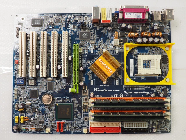 GIGABYTE GA-8IG1000 PRO-G P4 Titan Dual Channel DDR AGP 8X Motherboard ...