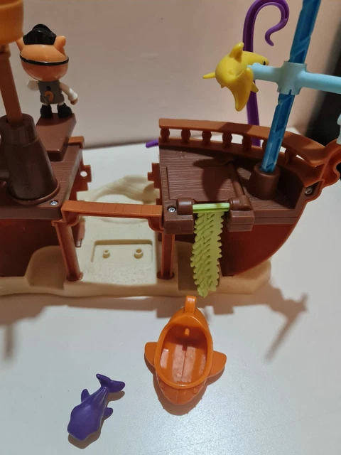 OCTONAUTS KWAZIIS SHIPWRECK Deluxe Playset Pirate Ship Sea Creatures ...
