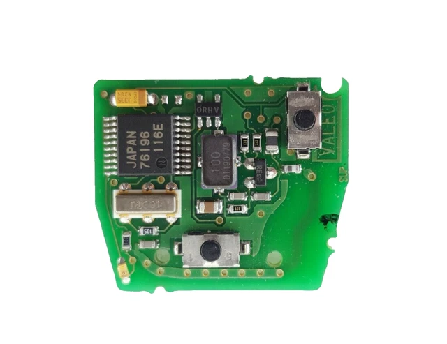 73372427-B VALEO CHIP Remote Control Board Toyota Avensis 2 Buttons ...