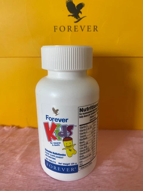 FOREVER LIVING CHEWABLE Multi-Vitamins 120 Tablets for kids, 3+ years ...