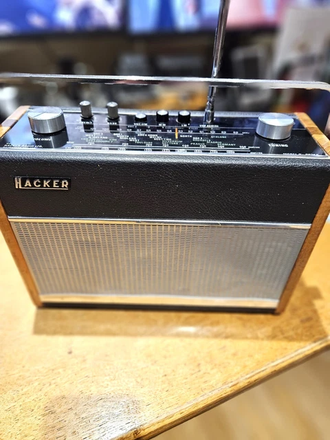 HACKER HUNTER RP38A VHF/MW/LW Radio, Original Power unit, Brochure ...