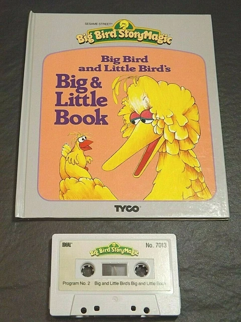 TALKING BIG BIRD Story Magic Tyco Book / Ideal Tape Big Bird & Little ...