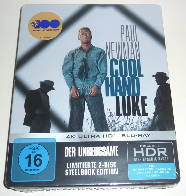 COOL HAND LUKE 4K Uhd 2-Disc Blu-Ray Steelbook Neu & Ovp Sealed Der ...