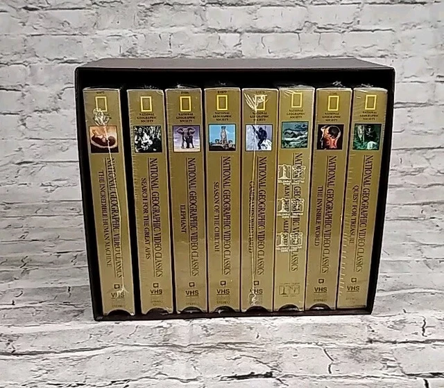 NATIONAL GEOGRAPHIC VIDEO Classics VHS Boxed Set Of 8 Sealed Brand New ...