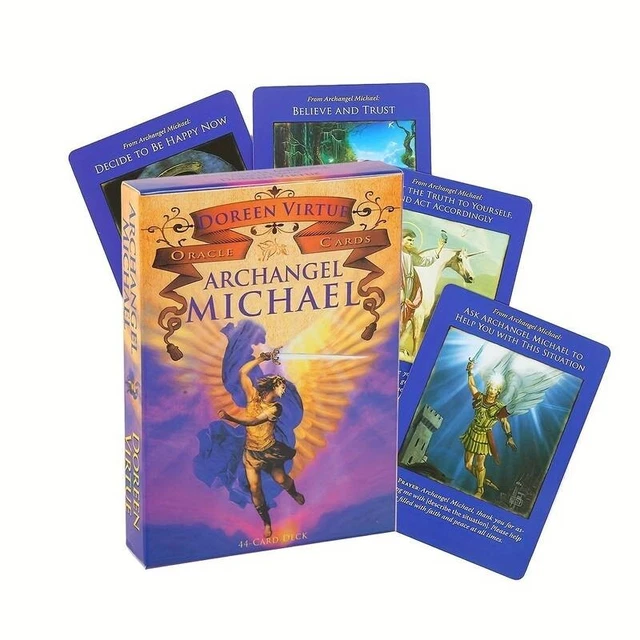 ARCHANGEL MICHAEL ORACLE Cards Tarot Deck QR Code Pdf-Guidebook FREE ...