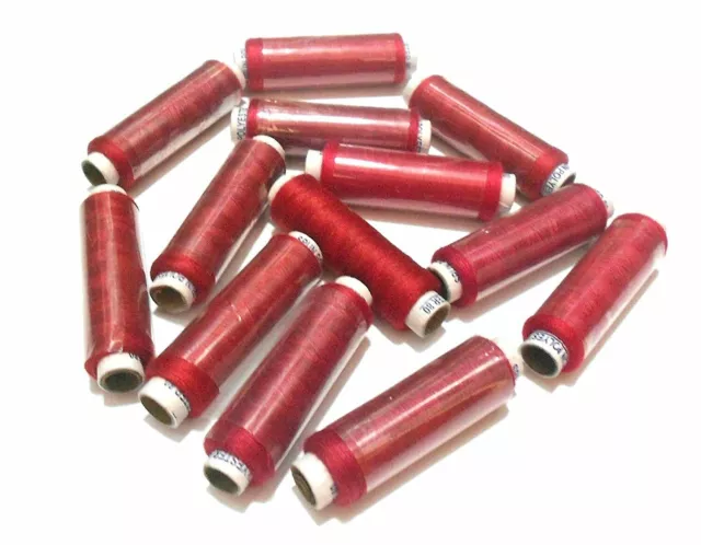 TRADITIONAL SEWING THREAD Color Maroon Each 800 Meter 20 Pcs $42.29 ...