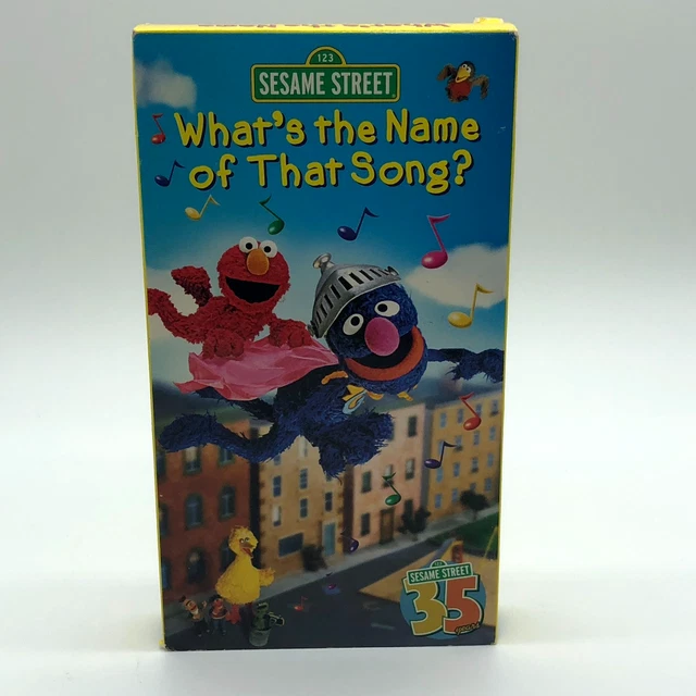 SESAME STREET WHATS the Name of That Song VHS 2004 Tape Classic Cartoon ...