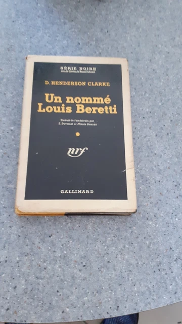 UN NOMMÉ LOUIS beretti "n°34 " série noire" EUR 2,50 - PicClick FR