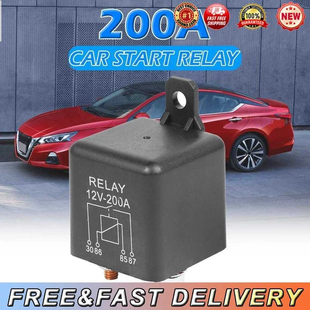 WM686 12V 200A Split Charge/Winch Relay 4 Terminals Car Mower Starter ...