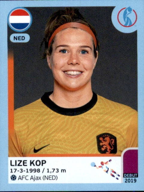 FRAUEN EM 2022 Sticker 201 - Lize Kop - Niederlande EUR 1,00 - PicClick DE