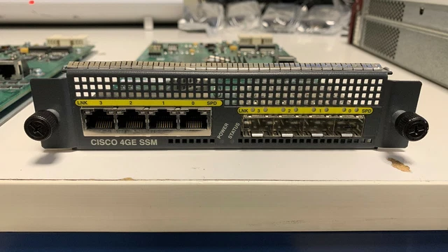 CISCO 4GE-SSM ASA 5500 Series 4-Port Gigabit Ethernet BaseT/SFP EUR 50 ...