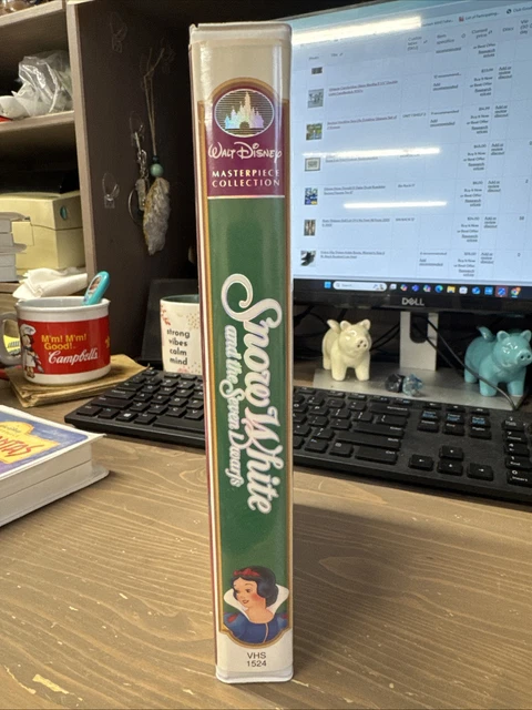 WALT DISNEY VHS 1994 Snow White And The Seven Dwarfs Masterpiece ...