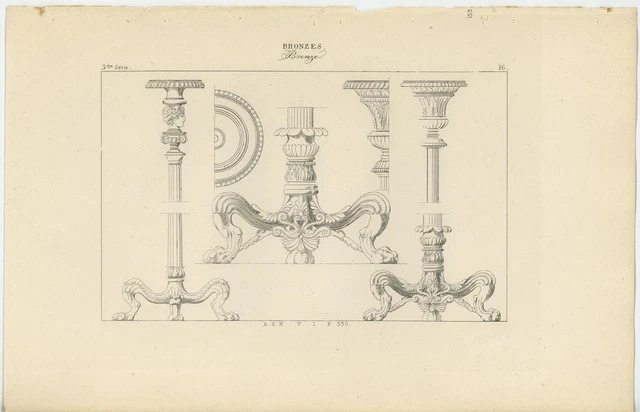 ANTIQUE ANCIENT ROMAN Pompeii Tripod Three Legged Animal Paw Candle ...