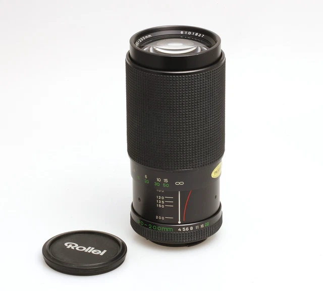 ROLLEI ZOOM-ROLLEINAR MC 1:4/80-200 mm QBM Bajonett -Bitte Beschreibung ...