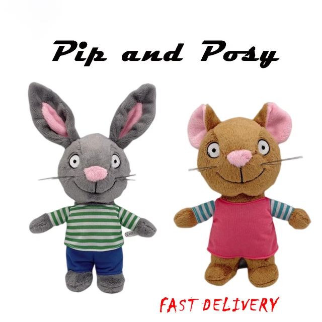 PIP AND POSY Plush Toy Cartoon Bunny Mouse Stuffed Doll Kids Child Toy ...