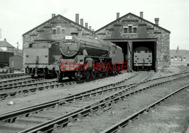 PHOTO LMS Loco 44861 And Others At Mansfield Loco Shed 5Th June 1949 £2 ...