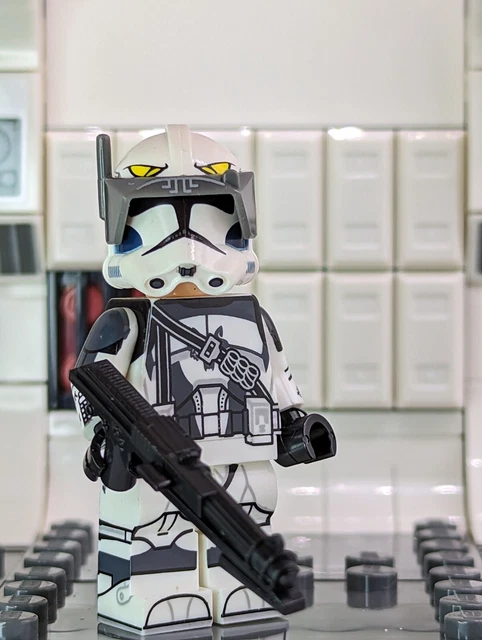 LEGO STAR WARS Custom Printed Minifig 104th Wolfpack Tigershark Clone Trooper EUR 22,10 ...