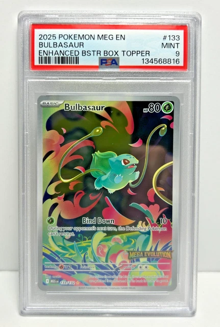 2025 POKÉMON MEG EN-Mega Evolution #133 BULBASAUR Enhanced BSTR BOX ...