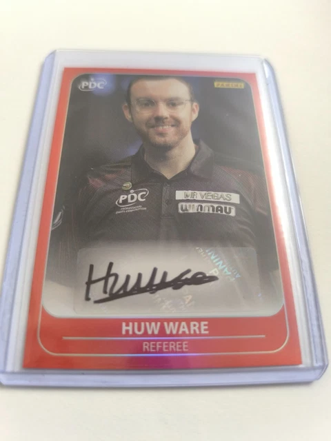 PANINI PDC DARTS World Championship 2026 - Huw Ware Auto Autogramm 22 / ...