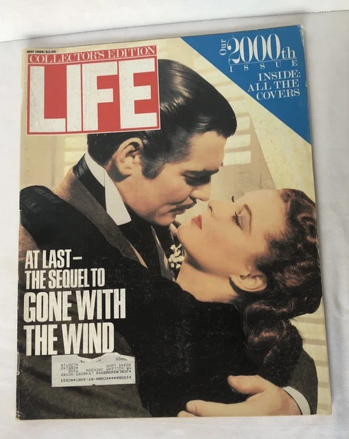 LIFE MAGAZINE MAY 1988 Collectors Edition Gone With The Wind 2000th ...