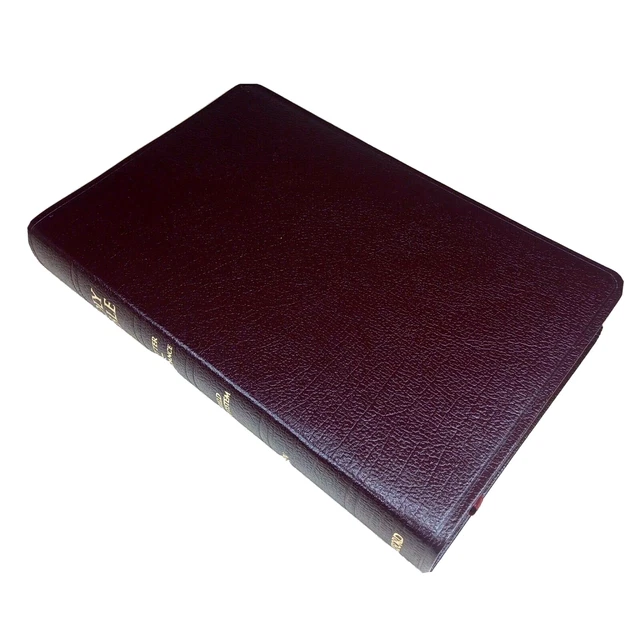 KJV BIBLE OLD Scofield Study Classic Edition Bonded Leather Burgundy ...