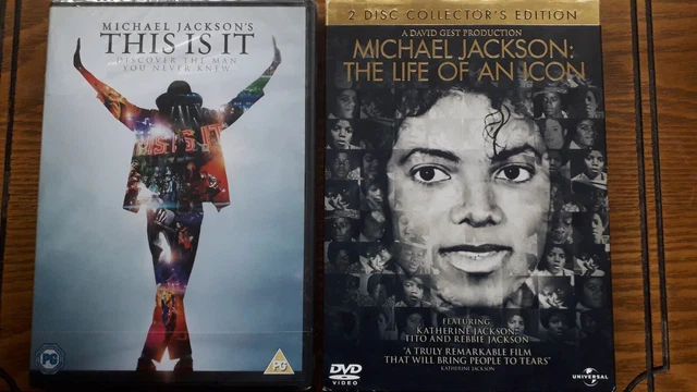 MICHAEL JACKSON JOB lot 2x DVDs THIS IS IT new & THE LIFE OF AN ICON 2x ...