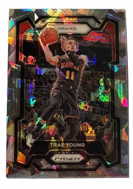 TRAE YOUNG CRACKED Ice Prizm #3 2023-24 Panini Basketball Atlanta Hawks Nm-Mt EUR 5,56 - PicClick FR