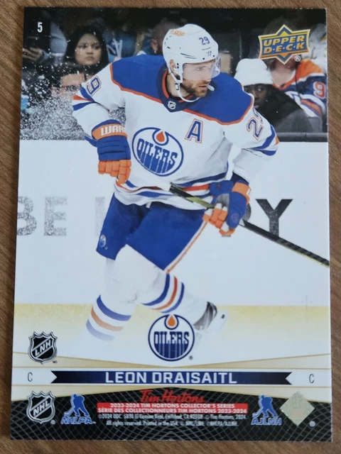 2024 DUOS CONNOR MCDAVID & LEON DRAISAITL Edmonton Oilers Tim Hortons ...