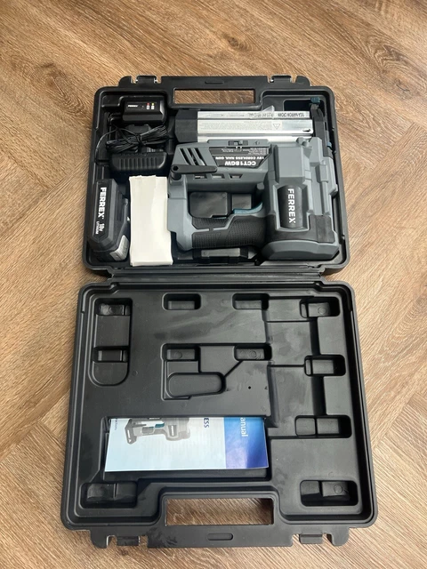 FERREX 18V LI-ION Cordless Nail Gun £156.70 - PicClick UK