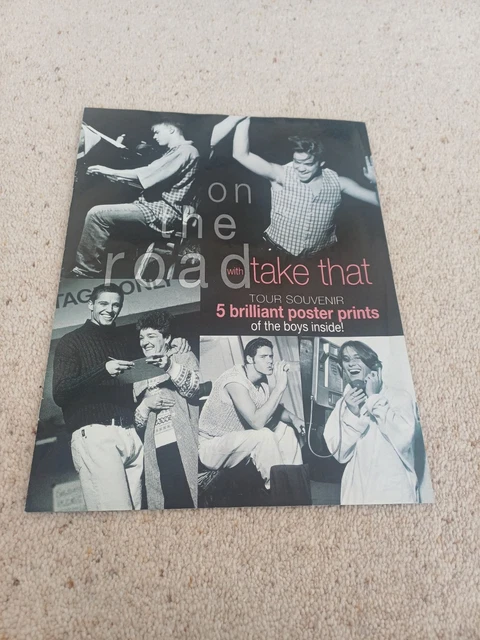 VINTAGE 1990S TAKE That Big Magazine Tour Souvenir Poster Print ...